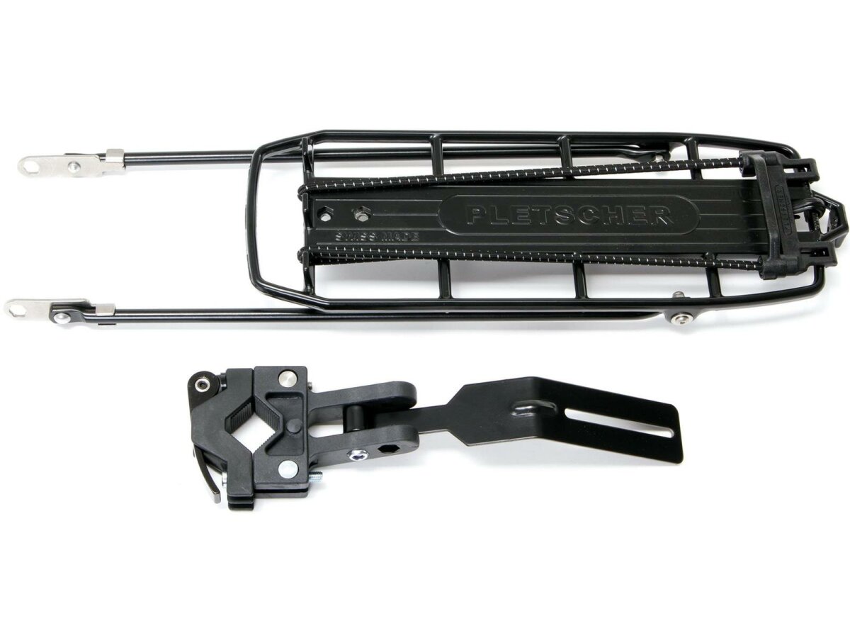 PLETSCHER H.R.-Gepäckträger "Quick-Rack Suspension schwarz - zumoo