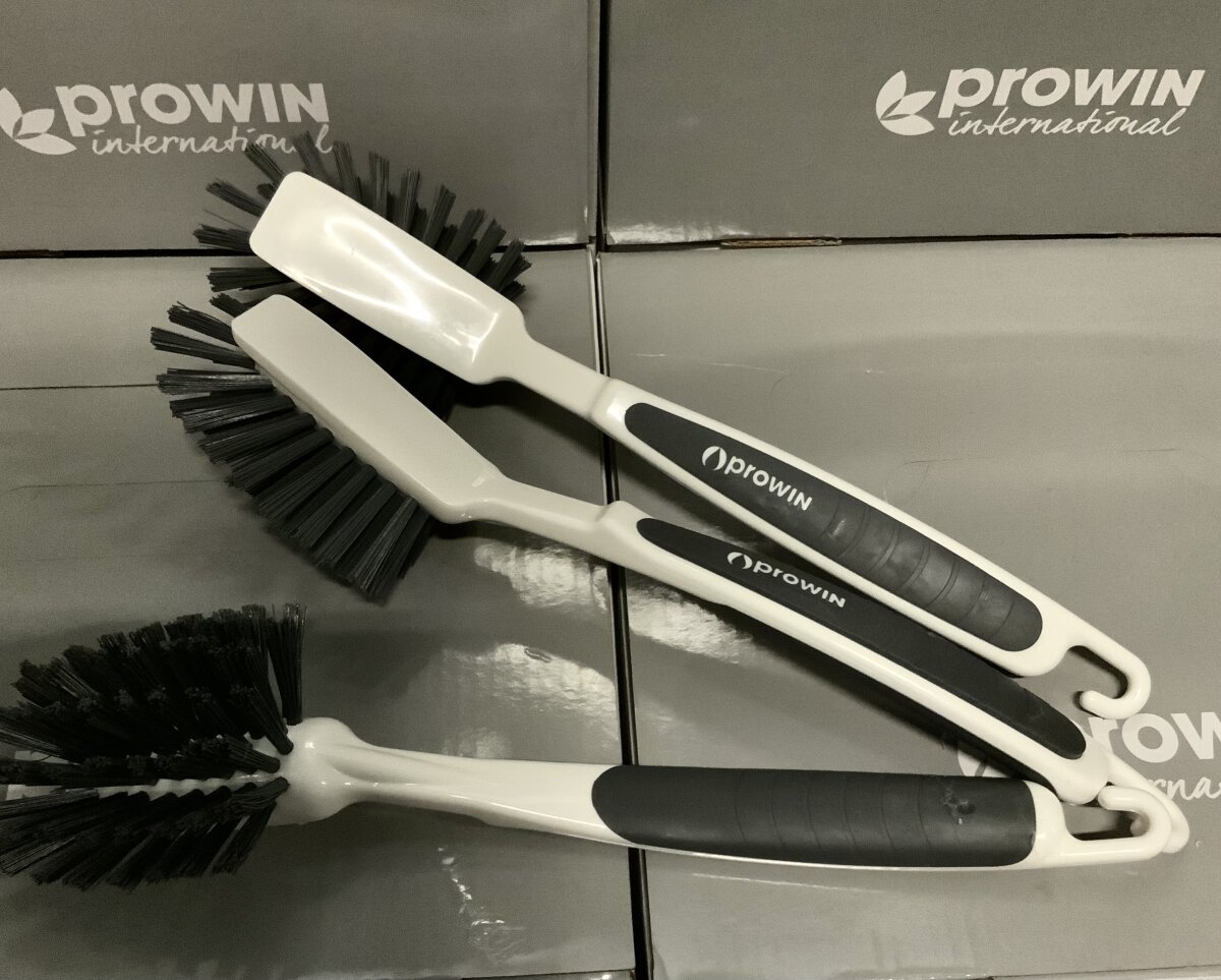 ProWin Spülbürste weiß/grün mit Anti-Rutsch-Griff - zumoo