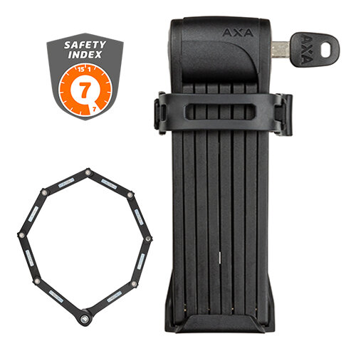 Faltschloss Axa Fold 100 Lite Länge 100cm, schwarz - zumoo