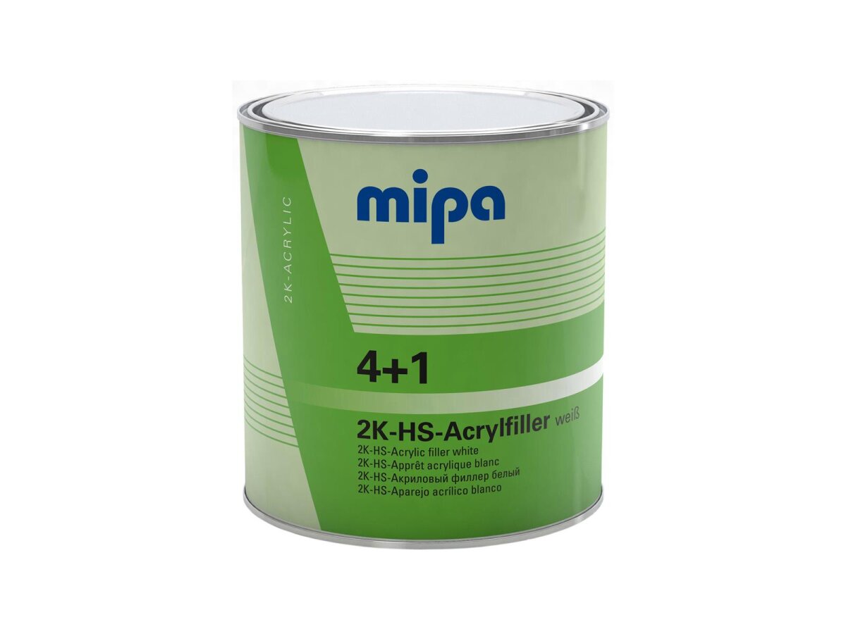 MIPA Grundierfiller "4+1 Acrylfiller HS" 3 l Dose, weiß - zumoo