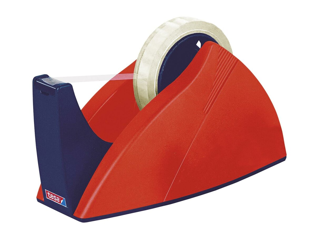 TESA Tischabroller Easy Cut 66m rot-blau - zumoo