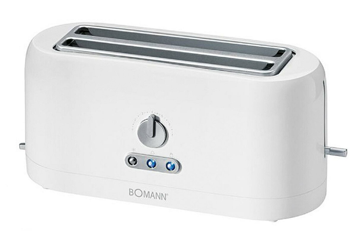 BOMANN Toaster TA 245 CB 4-Scheiben 1400 W weiß - zumoo