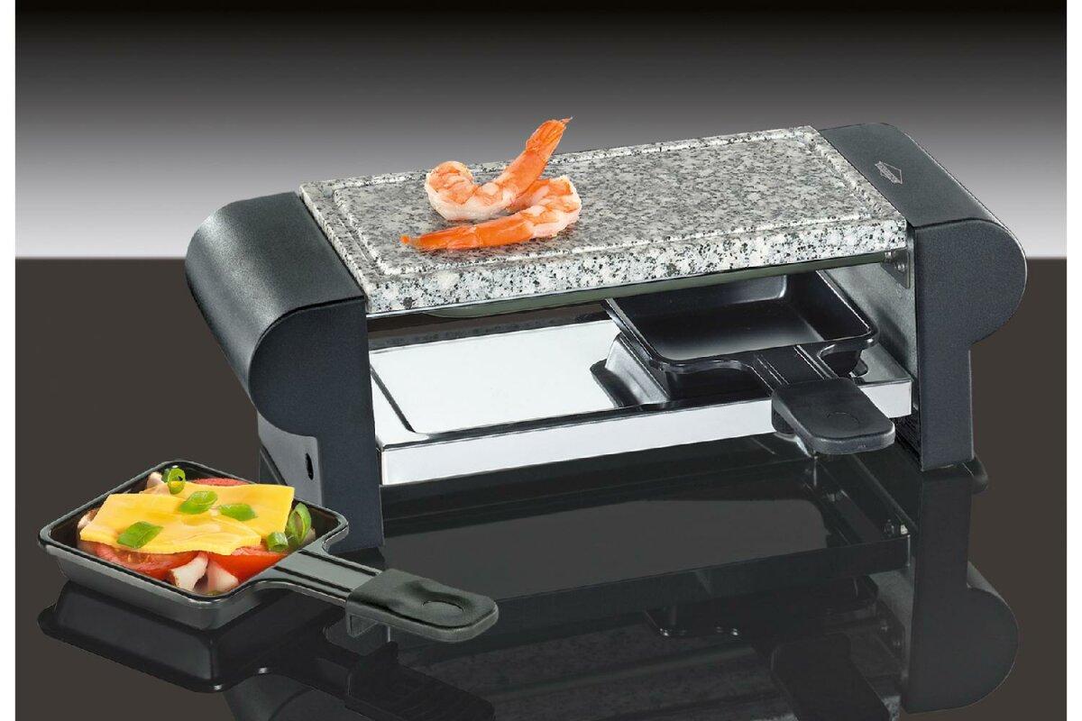 KÜCHENPROFI Raclette für 2 Personen: 2 Raclette Pfännchen 400 Watt sc