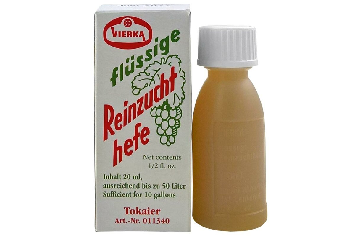 VIERKA Weinhefe Tokaier für 50l 20ml - zumoo