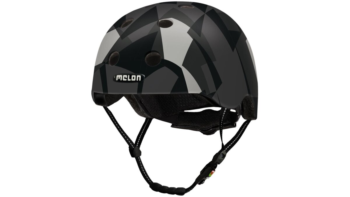 MELON Helm "Mosaique" Urban Active, Magnetverschlu black widow ma - z