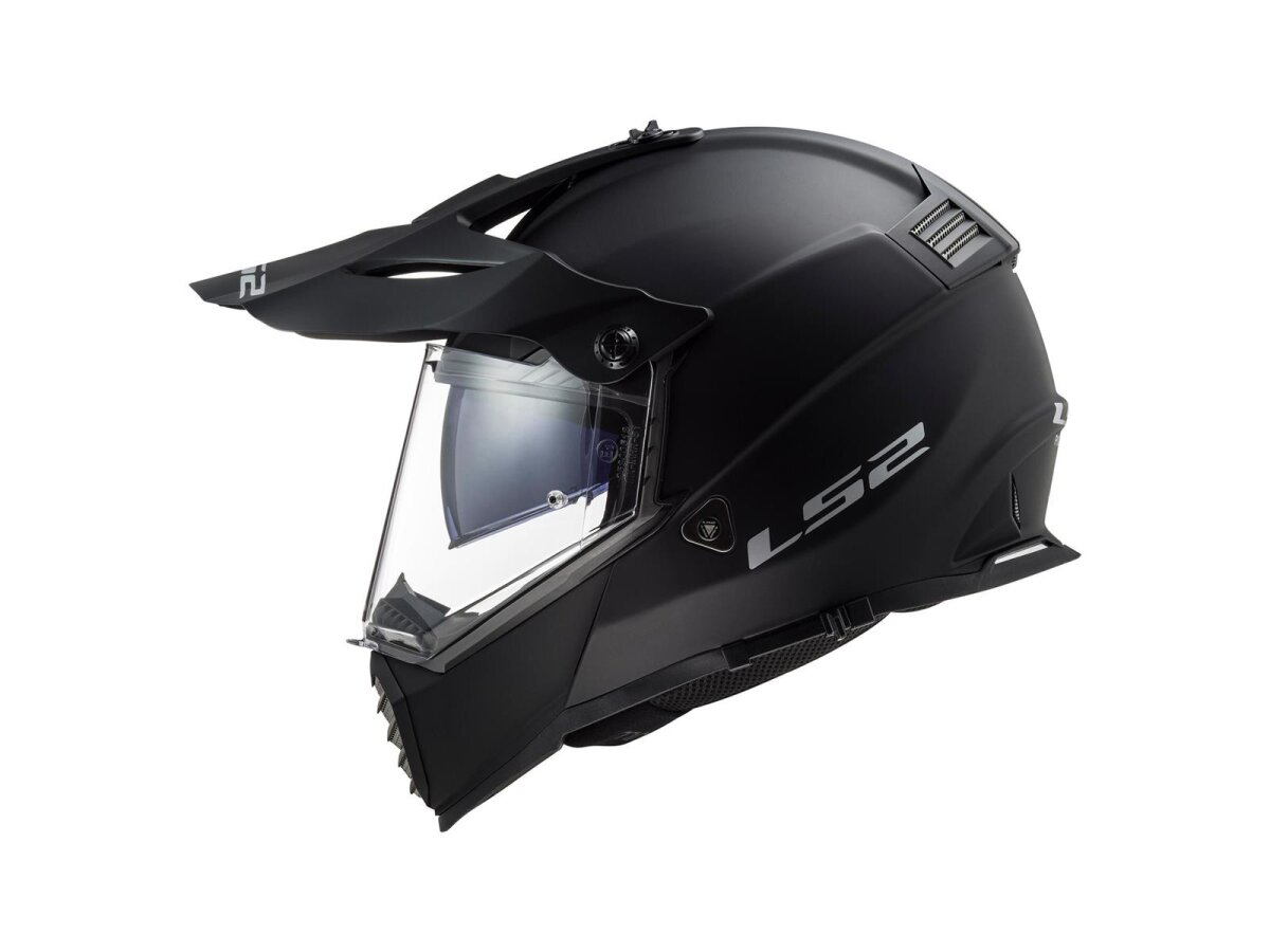 LS2 Endurohelm MX436 Pioneer Evo Solid, 3 Helmschalengrößen, inn - zu