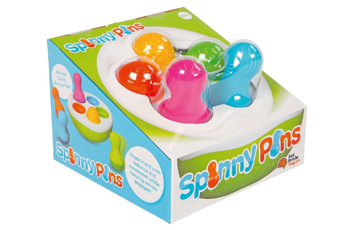 FAT BRAIN Tast- und Steckspiel Spinny Pins - zumoo
